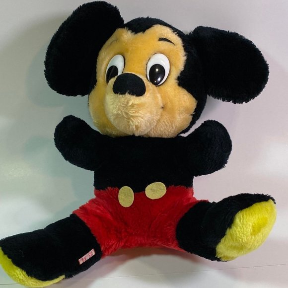 Disney | Toys | Vintage Walt Disney Prods Mickey Mouse Plush Stuffed ...